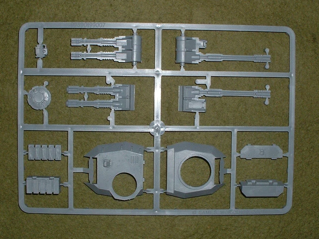 WARHAMMER 40K SPACE Marine Predator Tank Turret sprue Frame. £18.99 ...
