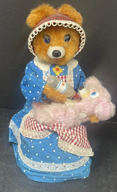 VINTAGE YONEZAWA JAPAN Hungry Baby Bear Battery Operated $75.00 ...