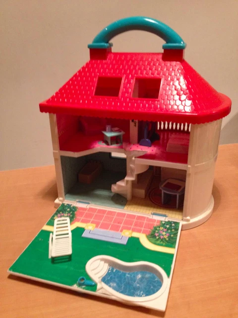 MAISON DE POUPÉE vintage pliante et portable Dream House boîte - années 90 EUR 43,00 - PicClick FR