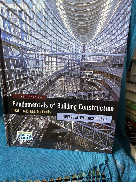 FUNDAMENTALS OF BUILDING Construction Materials and Methods-Allen ...