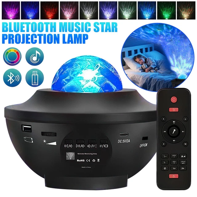 GALAXY PROJECTOR NIGHT Light Star Sky USB Bluetooth Party Music Light ...