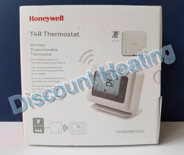 HONEYWELL T4R 7-DAY Wireless Programmable Thermostat - Y4H910RF4003 £52 ...