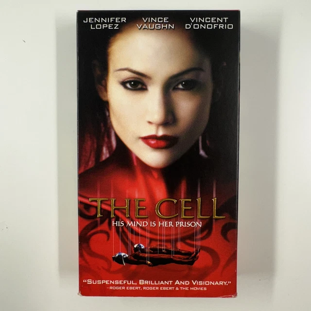THE CELL (VHS, 2000) Horror, Jennifer Lopez, Vince Vaughn Great ...