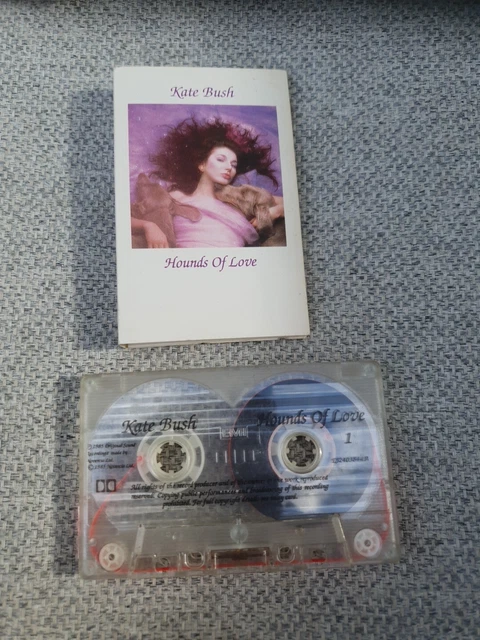 HOUNDS OF LOVE Kate Bush Clear Cassette Tape 2 Versions Running Up That ...