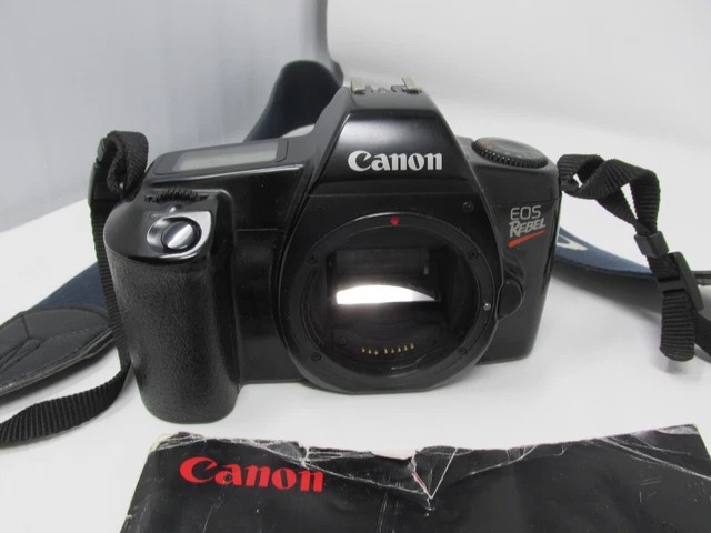 CANON EOS REBEL Slr Camera Black Autofocus Light & Compact - Body Only ...