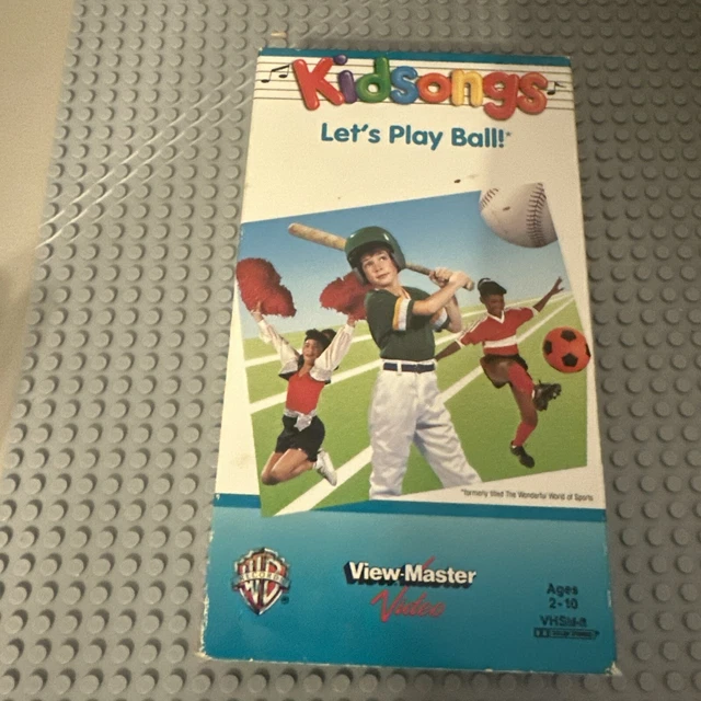 KIDSONGS LET’S PLAY Ball! VHS 1987 WB View Master Video Baseball Music ...