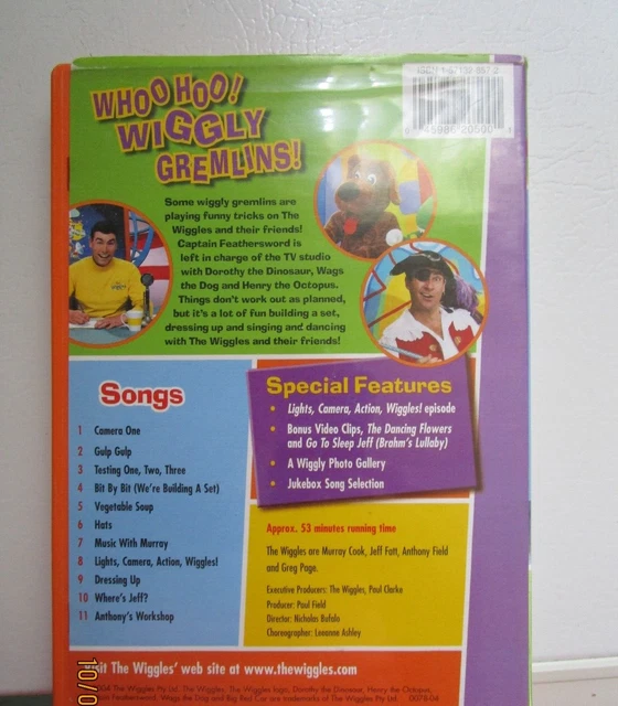 The Wiggles Whoo Hoo Wiggly Gremlins Dvd 339 Picclick Ca