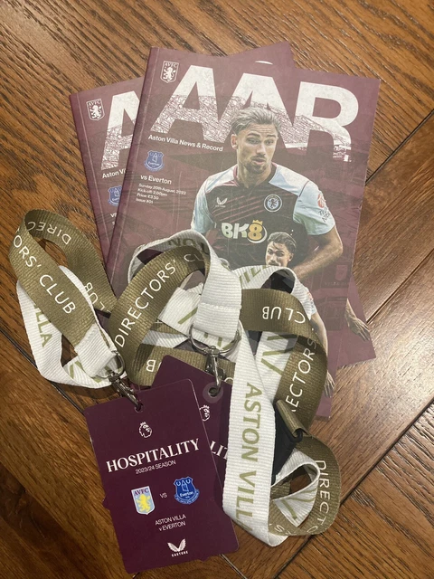 ASTON VILLA PROGRAMMES And Lanyards £10.00 - PicClick UK