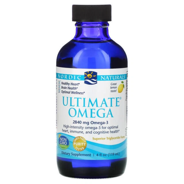 NORDIC NATURALS ULTIMATE Omega Fish Oil Lemon Flavor 119ml £33.22 ...
