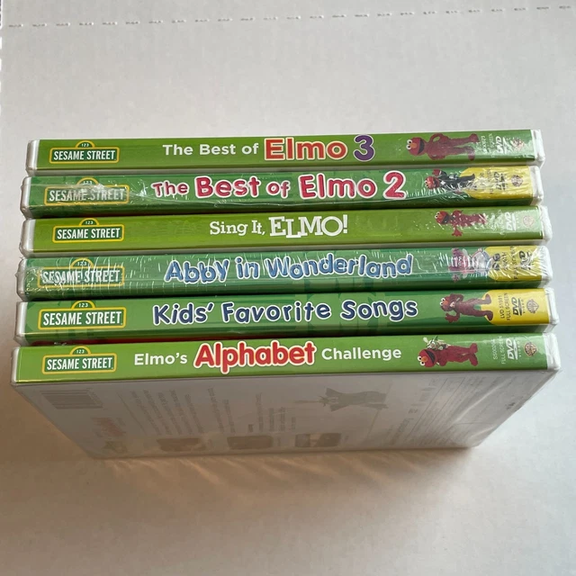 SESAME STREET DVD Lot (6): includes (4) Elmo DVDs, 2001-2016, FACTORY ...
