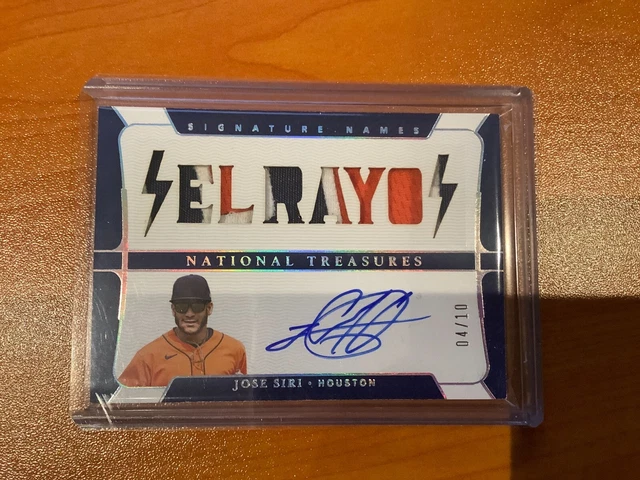 JOSE SIRI 2022 National Treasures Signature Names RC Patch Auto 04/10 ...
