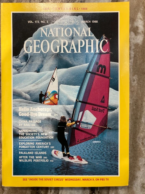 NATIONAL GEOGRAPHIC MAGAZINE March 1988 £4.53 - PicClick UK