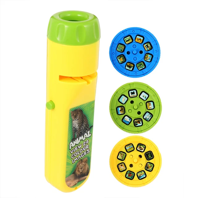 FUN AND EDUCATIONAL Handheld Toy - Cosmic Torch Slide Flashlight Lamp ...