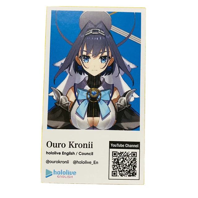LIMITED EDITION HOLOLIVE CARD FROM ANIME NYC 2021 - Ouro Kronii HoloEN ...