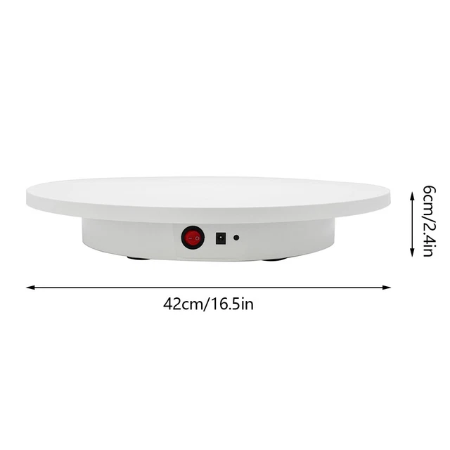 360° ELECTRIC MOTORIZED Turntable Platform Rotating Display Stand with ...