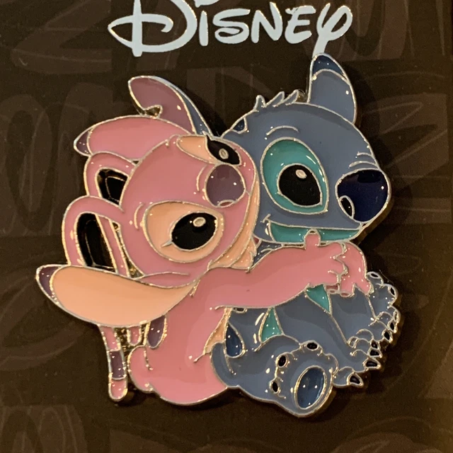DISNEY LILO & Stitch: The Series Angel & Stitch Hug Enamel Pin NEW £17. ...