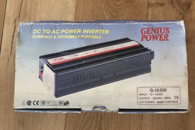 GENIUS POWER G-12-030 230VAC / 50Hz 300W Power Inverter £19.00 ...