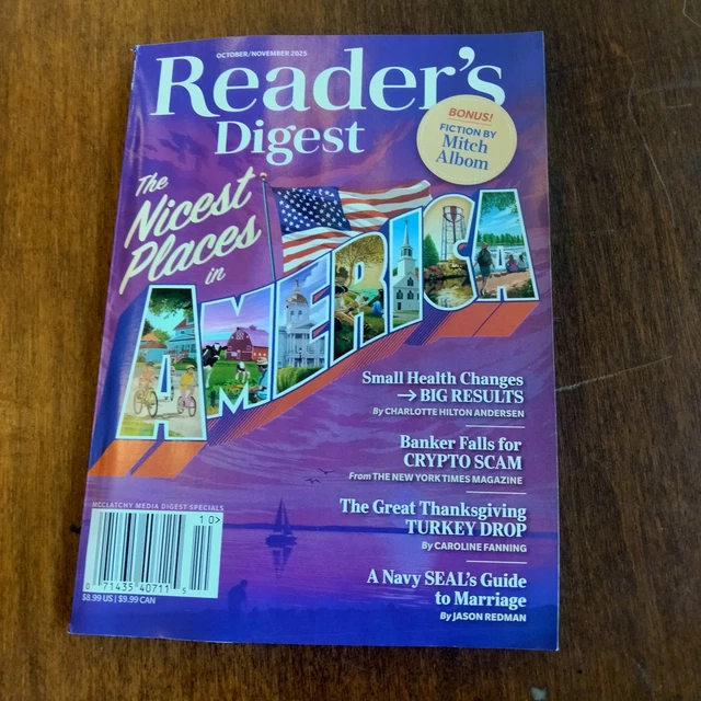 READER'S DIGEST.. OCTOBER/NOVEMBER 2025 Issue .. The Nicest Places In ...