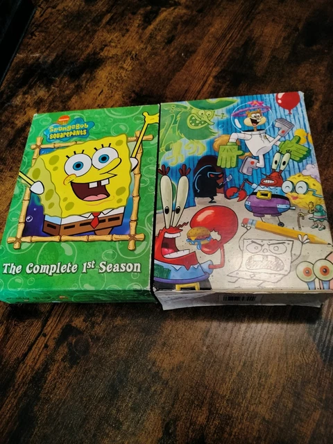 SPONGEBOB SQUAREPANTS SEASON 1 AND 2 Dvd Box Set, 3 Disc Set £7.40 ...