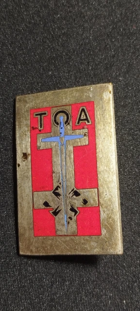 E1A*) (REF2309) INSIGNE militaire TOA POST WW2 armée français badge ...
