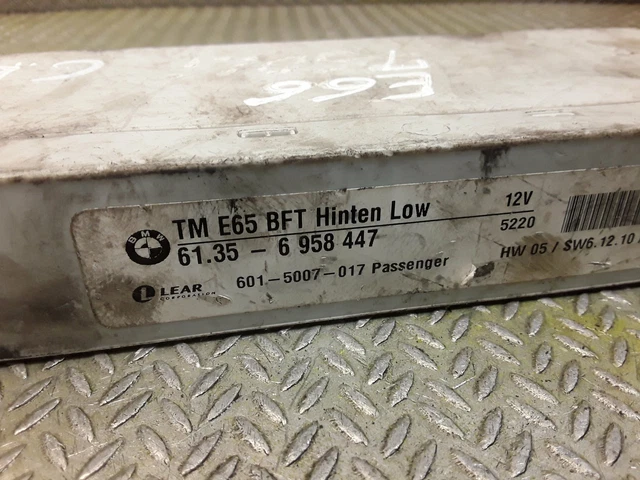 BMW E65 DOOR CONTROL MODULE UNIT ECU REAR LEFT for 7 Series E65 E66 ...