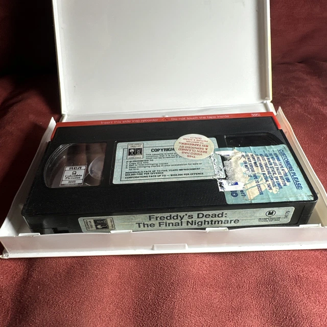 FREDDYS DEAD THE Final Nightmare (VHS, Ex Rental, Big Box, 1991) - Free ...