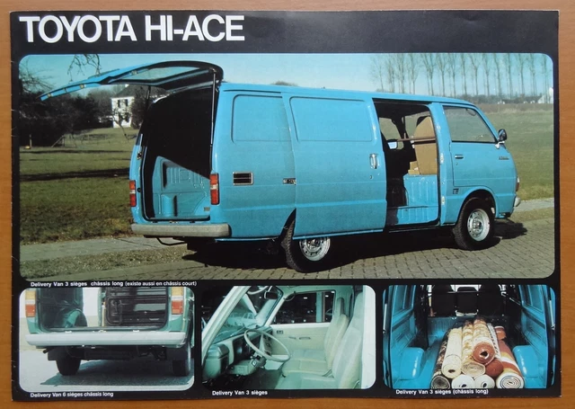 V31808 TOYOTA HIACE Fourgon-Pick Up-Chassis Cabine - Depliant - Non ...