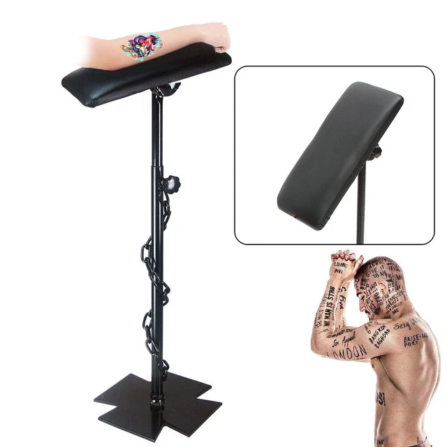 TATTOO STAND BRAS repose-jambes fauteuil-lit réglable Heavy Duty ...