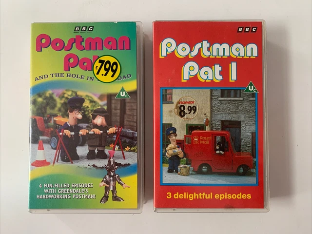 POSTMAN PAT - cassettes vidéo vhs - classiques cultes - n ° 1 et trou ...