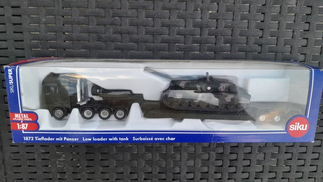 SIKU 1872 CAMION Man Semi Remorque Convoi Exceptionnel Surbaisse Avec ...
