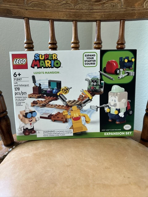 LEGO SUPER MARIO: Luigi’s Mansion Lab and Poltergust Expansion Set ...