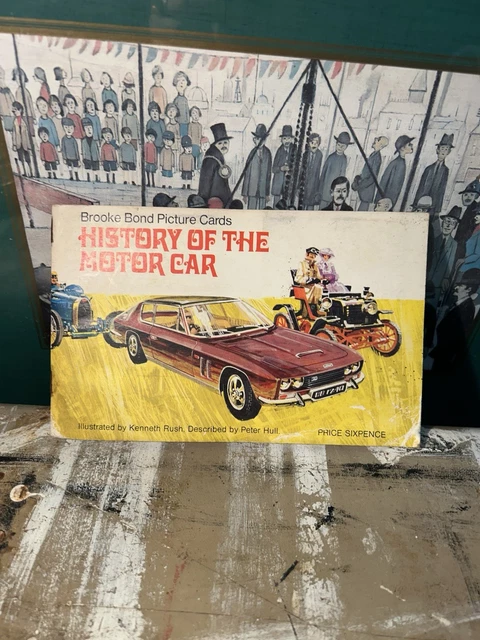 1968 BROOKE BOND Picture Cards History Of The Motor Car Complete Album ...