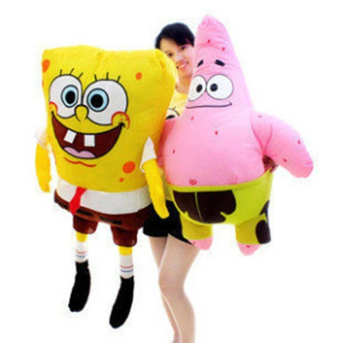 GIANT SPONGEBOB SQUAREPANTS Patrick Star Doll Stuffed Plush Soft Toy ...