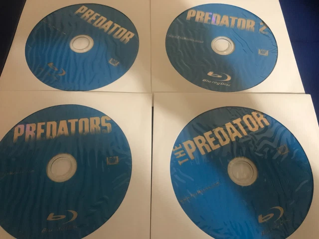 PREDATOR 4-FILM MOVIE Collection Blu-Ray ONLY The Predators 1 2 EUR 16 ...