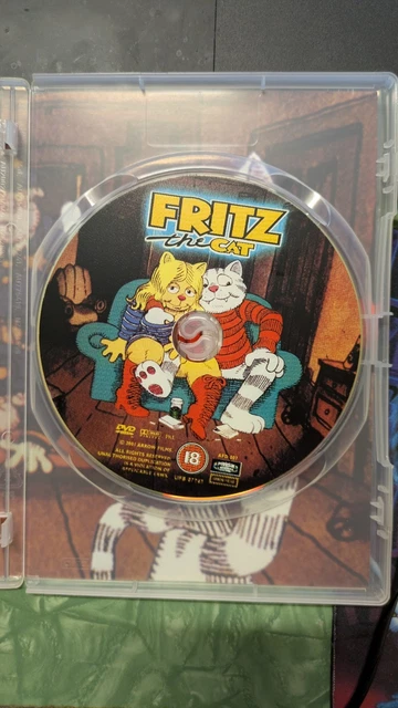 1972 FRITZ THE Cat Animated Rare DVD Movie Great Condition Region 1 $55 ...