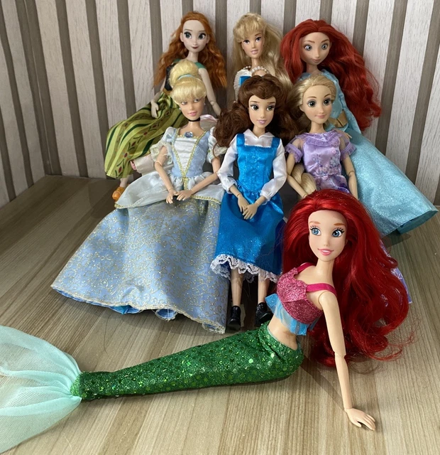 DISNEY STORE 🩷 Princess Doll Bundle ~ Dressed With Shoes £22.54 ...