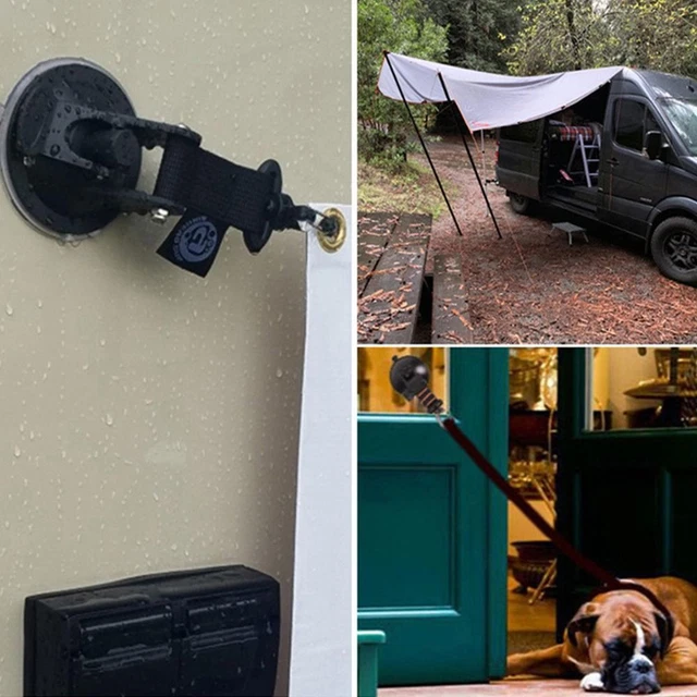 TENTS SUCTION CUP Securing Hook Tie Downs With Hooks Lock Suction Cup ...