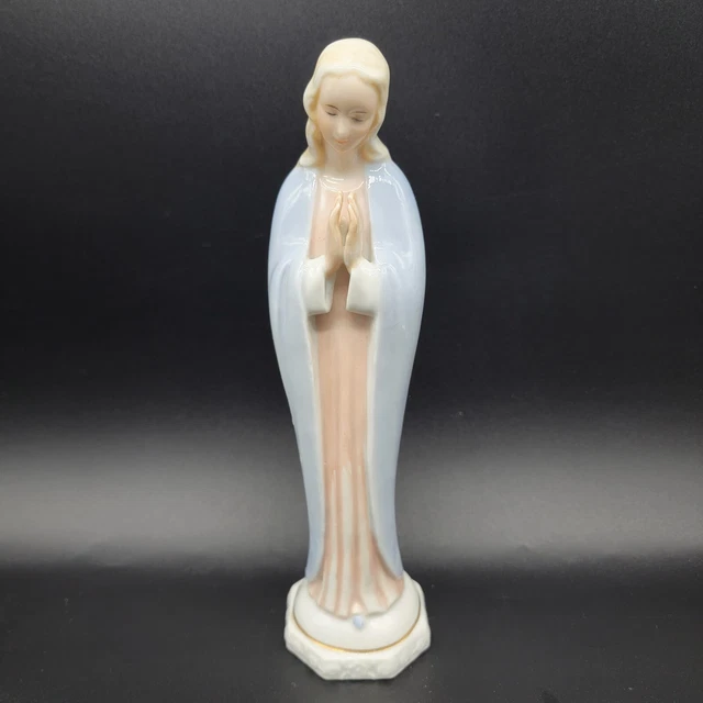VINTAGE LEFTON 9& Praying Blessed Virgin Mary Statue Madonna Figurine ...