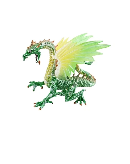 FLYING DRAGON MODEL Hand Painted Toy Dragon Action Figure for Desktop ...