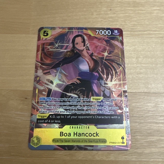 ONE PIECE CARD TCG - Boa Hancock Alt Art PRB02-017 - The Best- Vol. 2 ...