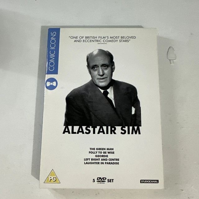 COMIC ICONS: ALASTAIR Sim Collection (DVD, 2007, 5-Disc Set, Box Set ...