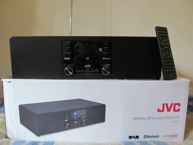 JVC RD-100 WIRELESS All-In-One DAB+ Hi-Fi (Mint Condition) £70.00 ...