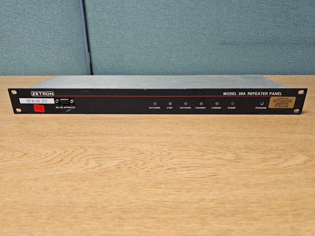 ZETRON MODEL 38A Repeater Panel £150.00 - PicClick UK