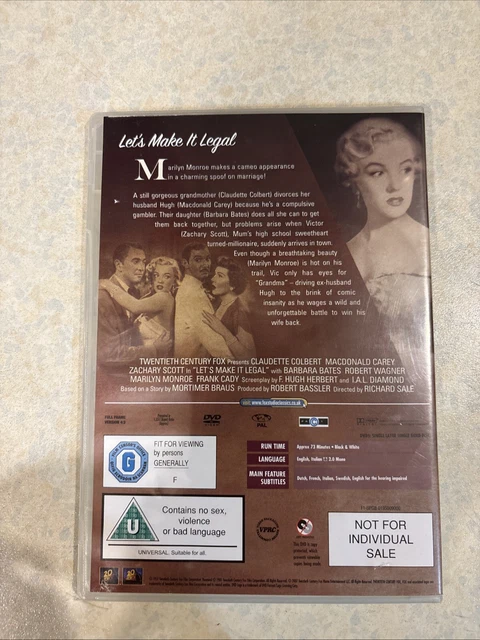 LET'S MAKE IT Legal DVD Slimline Case Very Good Condition £2.77 ...