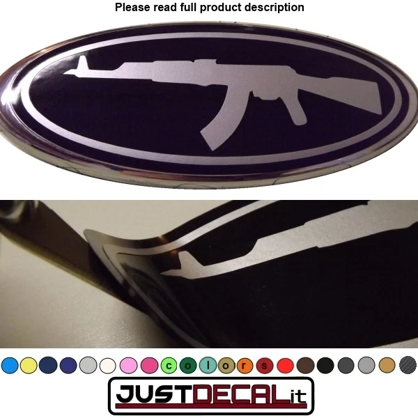 8.2X3.15 AK 47 overlay decal sticker ak-47 gun military FIT specific ...