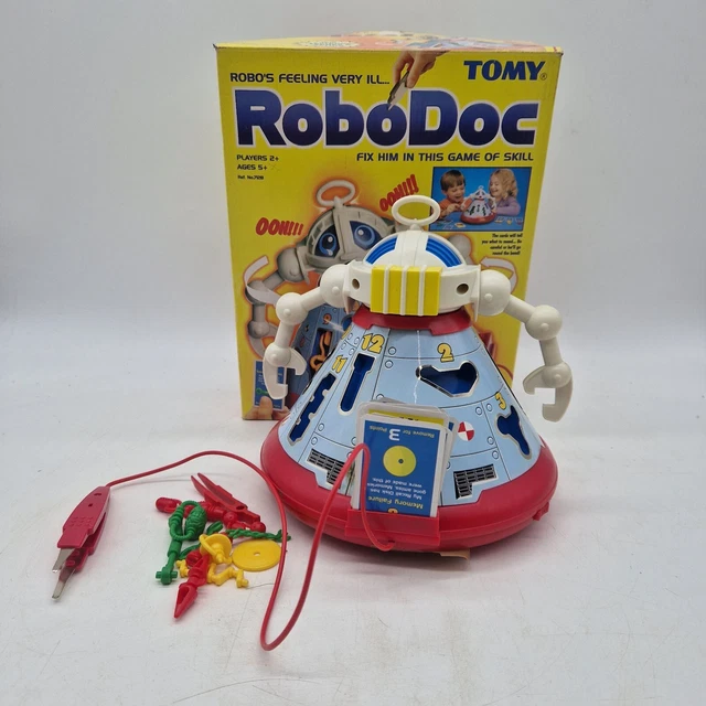 RETRO 2000 TOMY RoboDoc Interactive Game Like Operation, 100% Complete ...