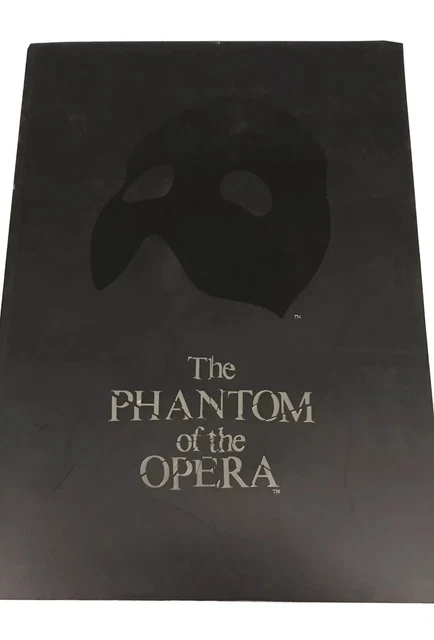 PHANTOM OF THE Opera Musical Theatre Program AUSTRALIAN Merchandise ...