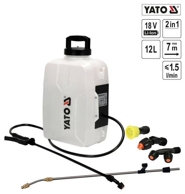 BATTERIE PULVÉRISATEUR RÜCKENSPRÜHGERÄT 12L 18V LI-ION Chargeur EUR 100,41 - PicClick FR