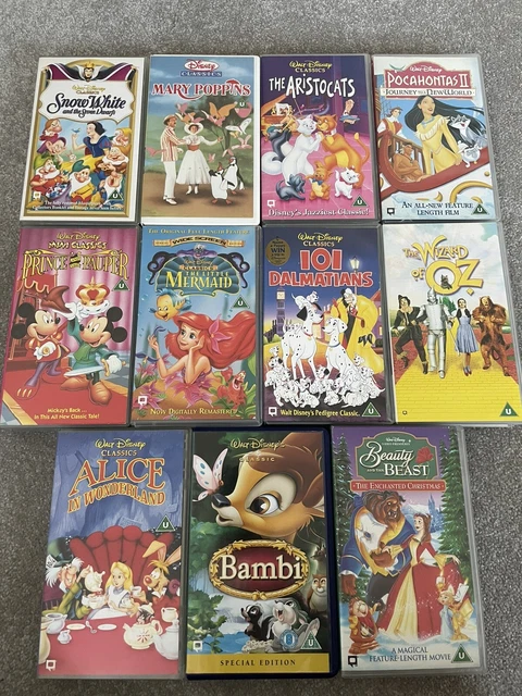 WALT DISNEY VHS Bundle (11 VHS) £2.99 - PicClick UK
