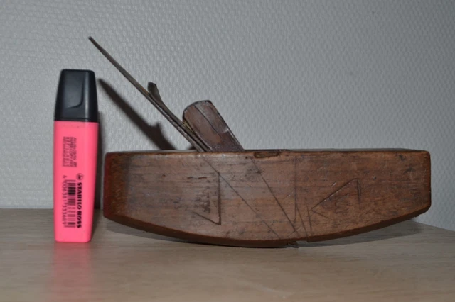 ANCIEN RABOT &GOLDENBERG& cintré , convexe 2 sens, de tonnelier ...